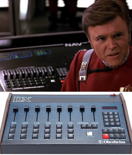 MATRIXSYNTH: Star Trek VI Used an Oberheim DX or DMX Drum Machine as ...