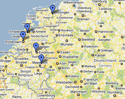 Airlines: Airports in Netherlands