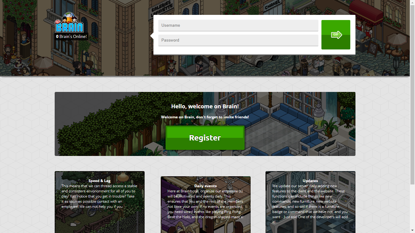 [CMS] BrainCMS v1.7.2 - Criador de habbo