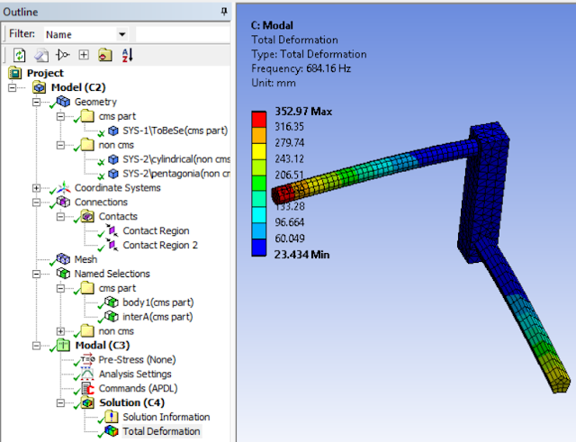 Reuse CMS Superelement in Ansys Workbench with Expansion