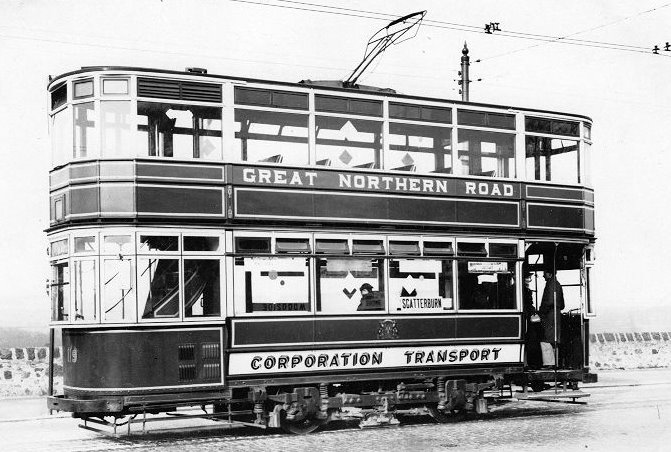 Tour Scotland: Old Photographs Trams Aberdeen Scotland