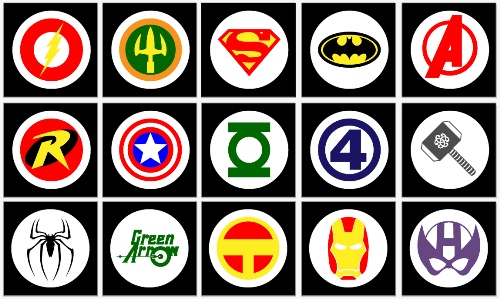 Superheroes: Free Printable Stickers, Toppers or Labels. - Oh My Fiesta ...