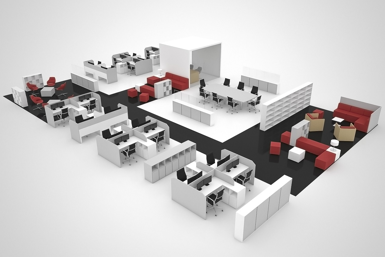 Gharbanavo.com: Office 3D Floor Plan By Gharbanavo.com Contact Us:9214 ...