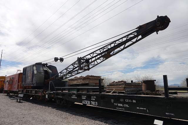 Blair's 鐵道攝影: UNITED STATES ARMY 25 Ton Crane #C-45 吊車
