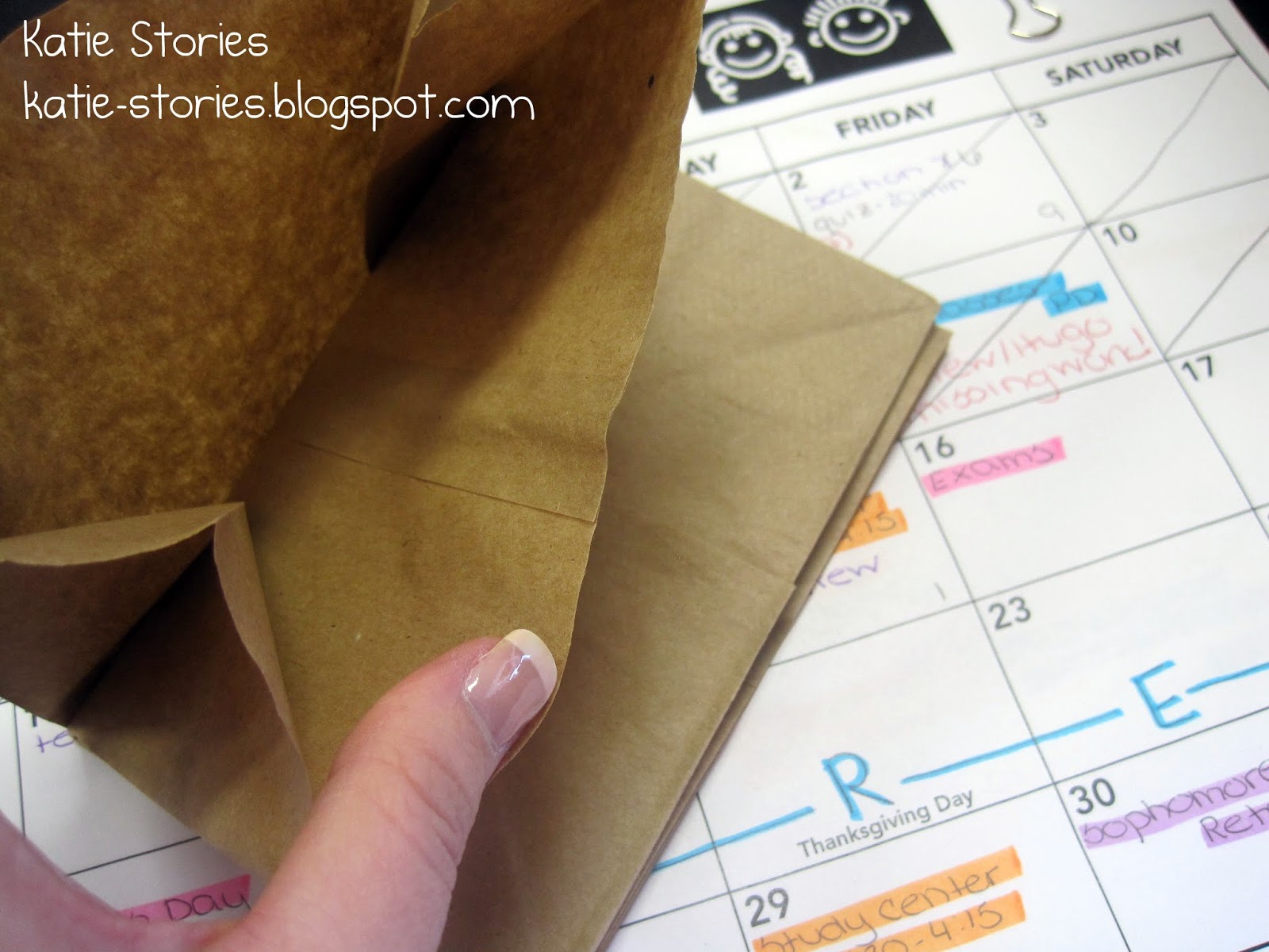 Katie Stories {Scrapbook + Crafting Blog}: How to Make a Paper Bag Mini ...