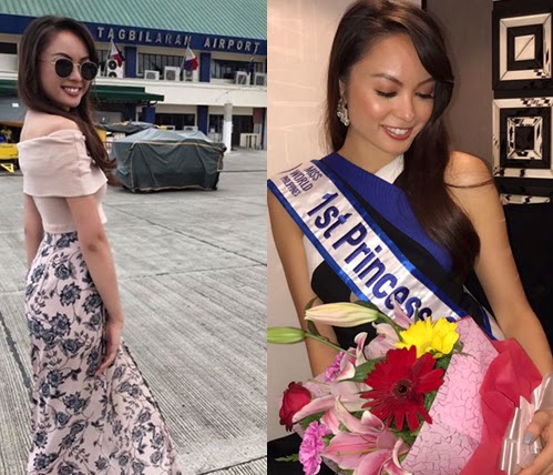 Bohol's Roving Eye: Miss World Philippines 1st Princess Receives ...