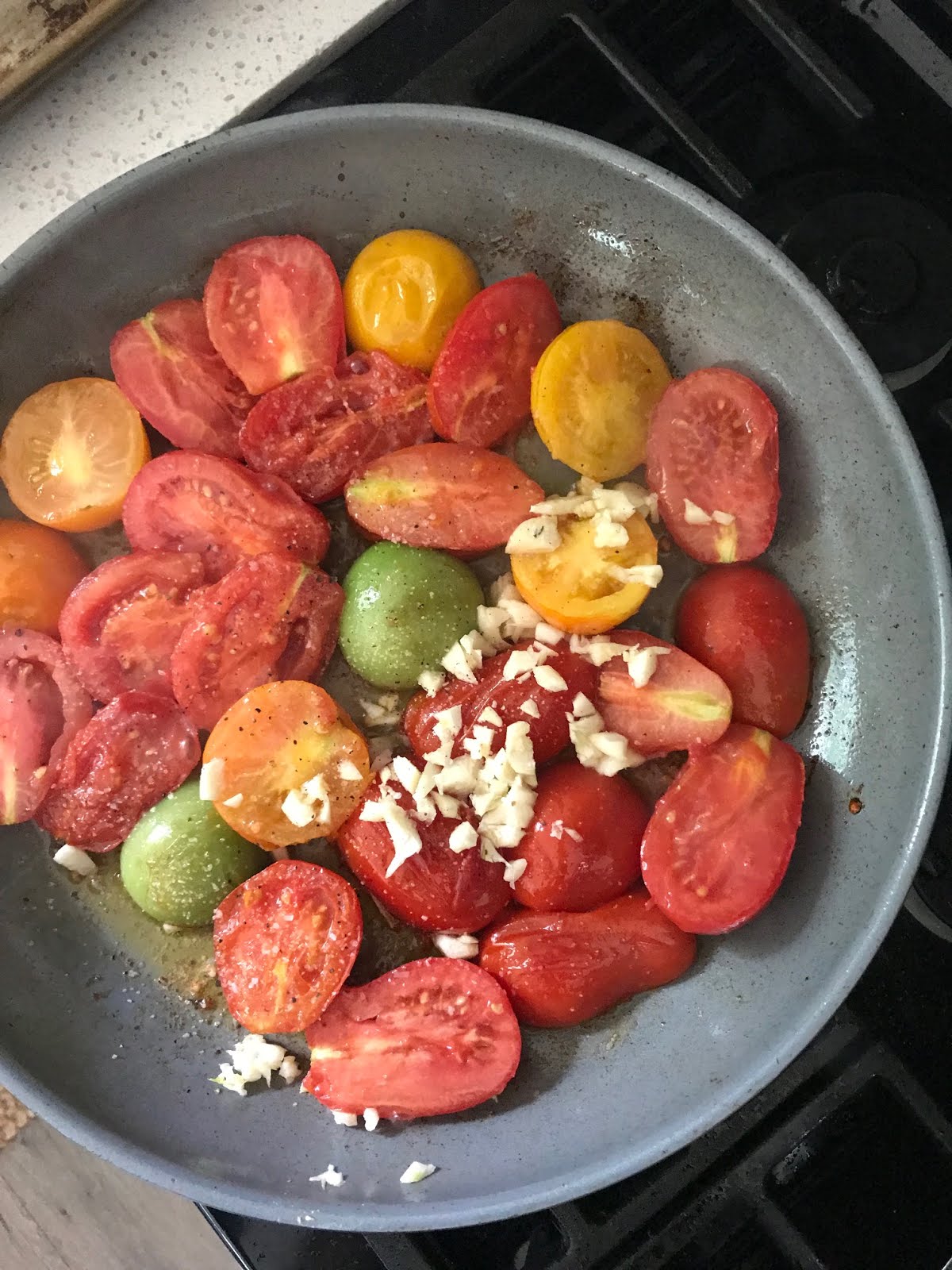 Broiled Feta and Tomatoes | Chef Jen