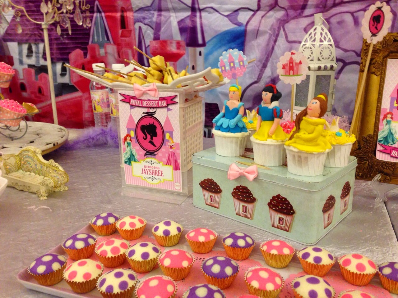 Disney Princess Castle Party for Ms Jayshree's 8th Birthday