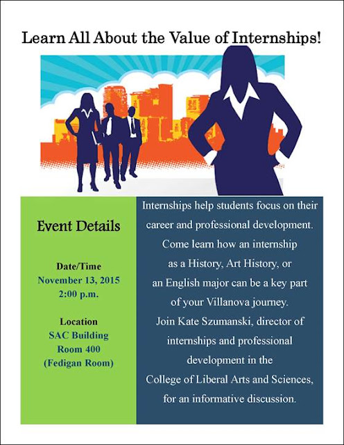 Villanova English: Internship Event