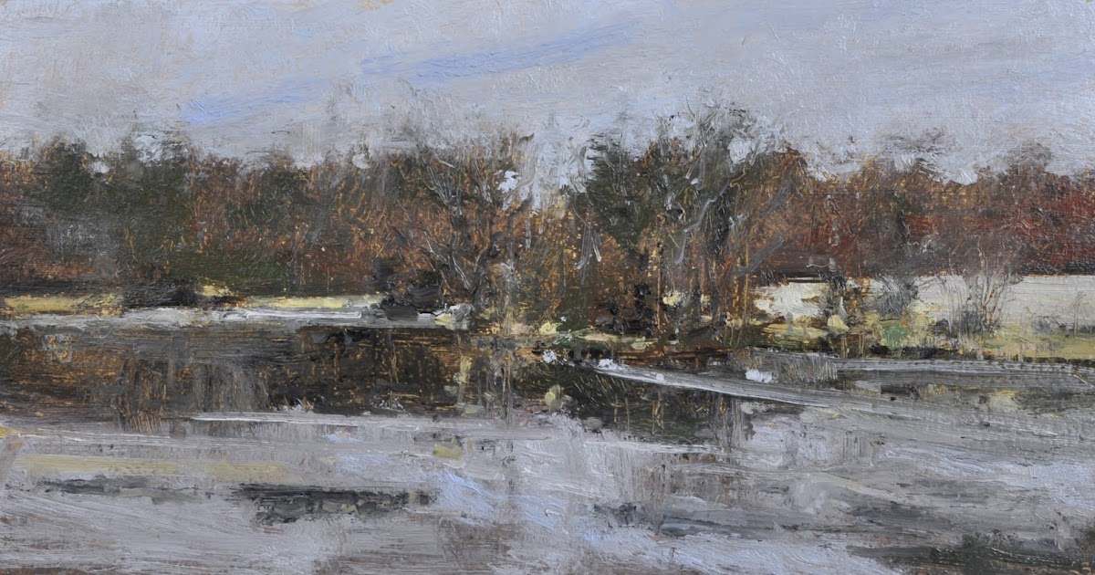 Raymond Berry: Luck's, Wind and Reflections, January 26, 2019, Oil on ...