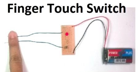How to make touch switch using 2n2222
