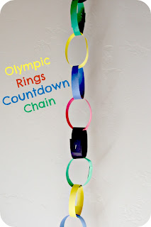 Blue Skies Ahead: The Olympic Rings craft...and a treat too :)