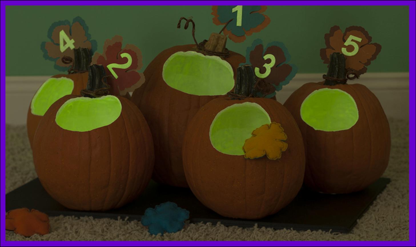 It's Written on the Wall: Halloween Pumpkin Toss Game-Using Foam ...