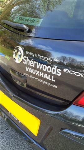 The Green I Signs Blog: vauxhall corsa courtesy car graphics supplied ...