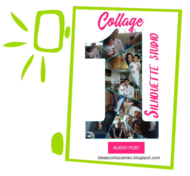 Ideas Con Tu Cameo: Collage de fotos con cualquier forma en silhouette ...