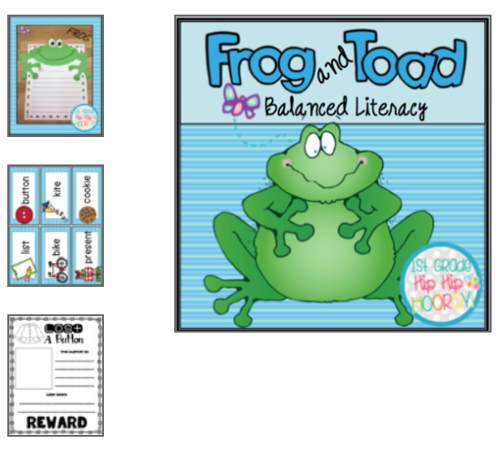 1st Grade Hip Hip Hooray!: Frog and Toad...Author Arnold Lobel