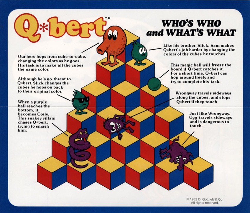 Hysterically Assertive.: Q*BERT CROSS-STITCHING/LEGO PATTERNS PROJECT