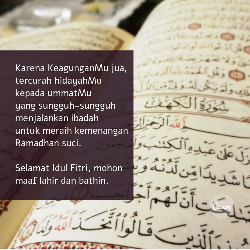 Kumpulan Ucapan kata kata lebaran Selamat Idul Fitri Terbaru Lengkap ...