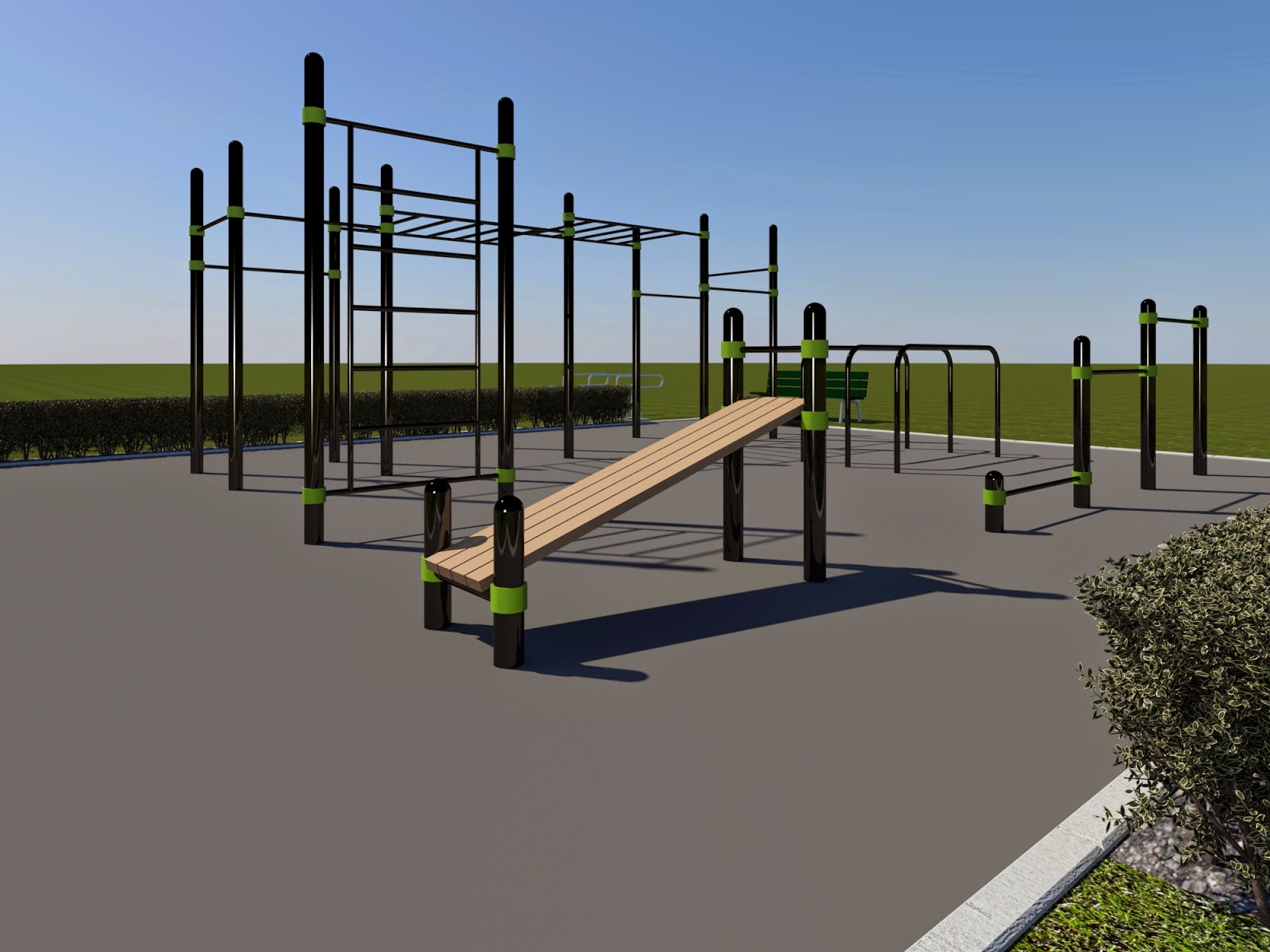 Le STREET WORKOUT en FRANCE : ÉQUIPES, MODULES ET PARCS: LES PARCS