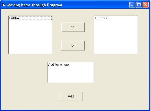 Ignou Vb Adding Items In A Listbox Combobox Through Program My Xxx Hot Girl