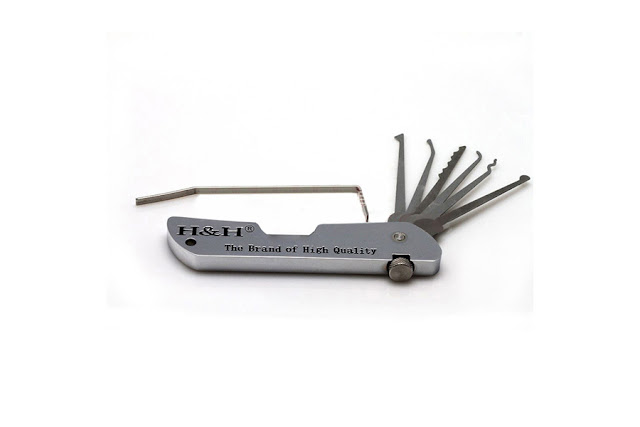 Hsiendai Official Blog: H&H Folding Lock Pick Set Multi-Tool Pocket ...