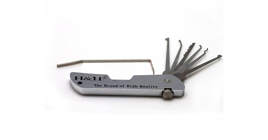 Hsiendai Official Blog: H&H Folding Lock Pick Set Multi-Tool Pocket ...