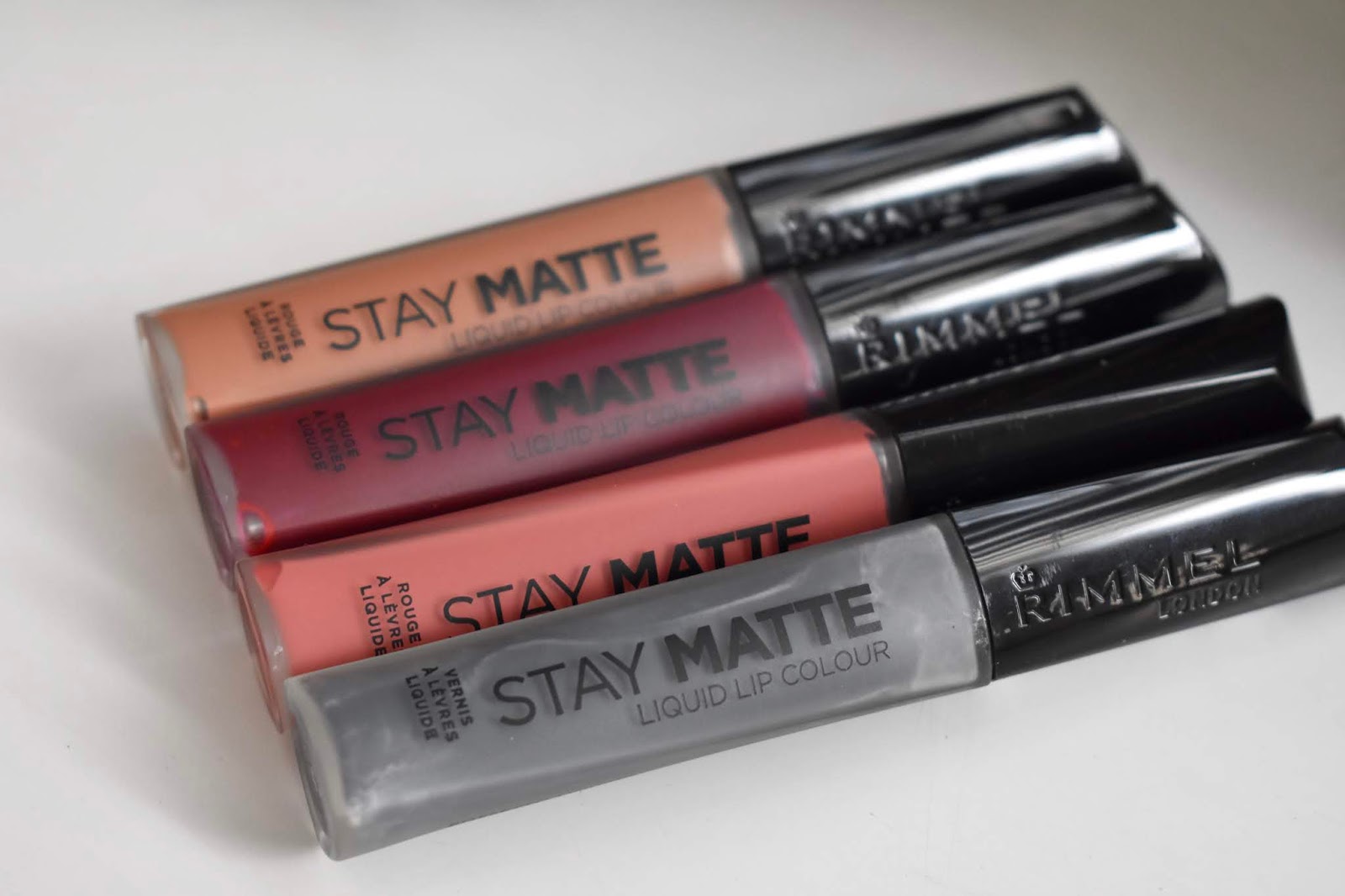 Aquaheart: Rimmel Stay Matte Liquid Lip Colours - Swatches and Review