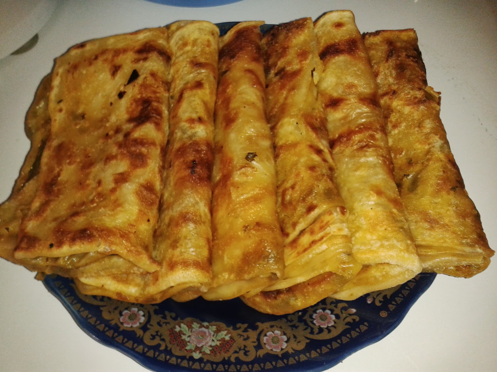 Maryam's Kookblog: Gevulde Msemmen;