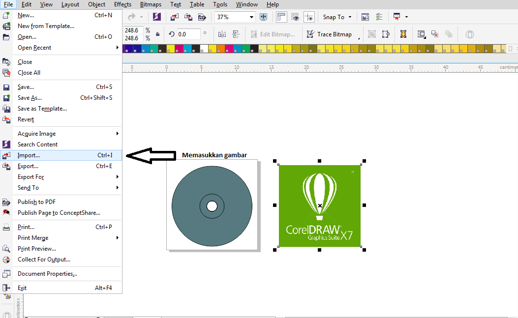 Cara Membuat Label CD dengan CorelDraw X7