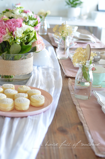 How to decorate a sweet high tea table with fresh flowers - A House ...
