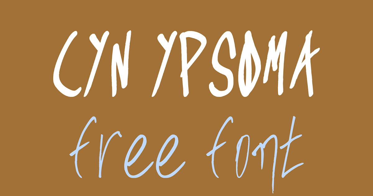 CYN Ypsoma #Free #Handwritten #OTF #Typeface
