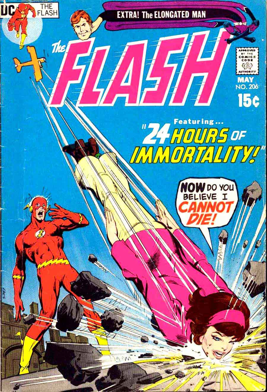 Flash #206 - Neal Adams cover - Pencil Ink