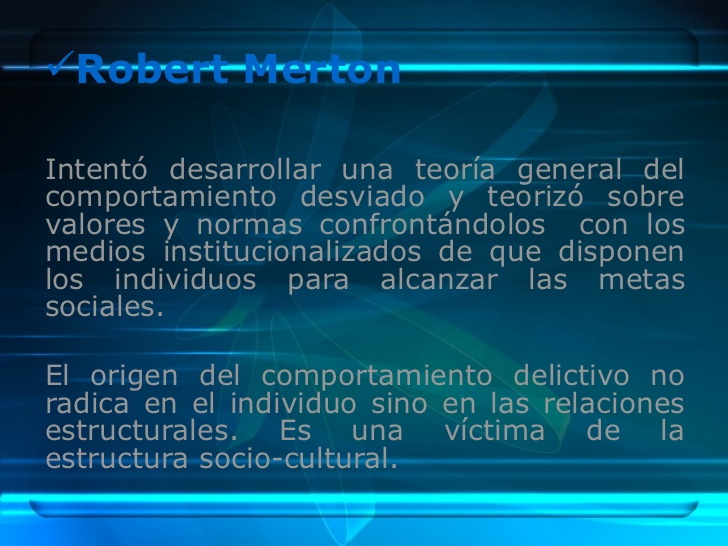 Robert K. Merton: Análisis estructural en sociología.