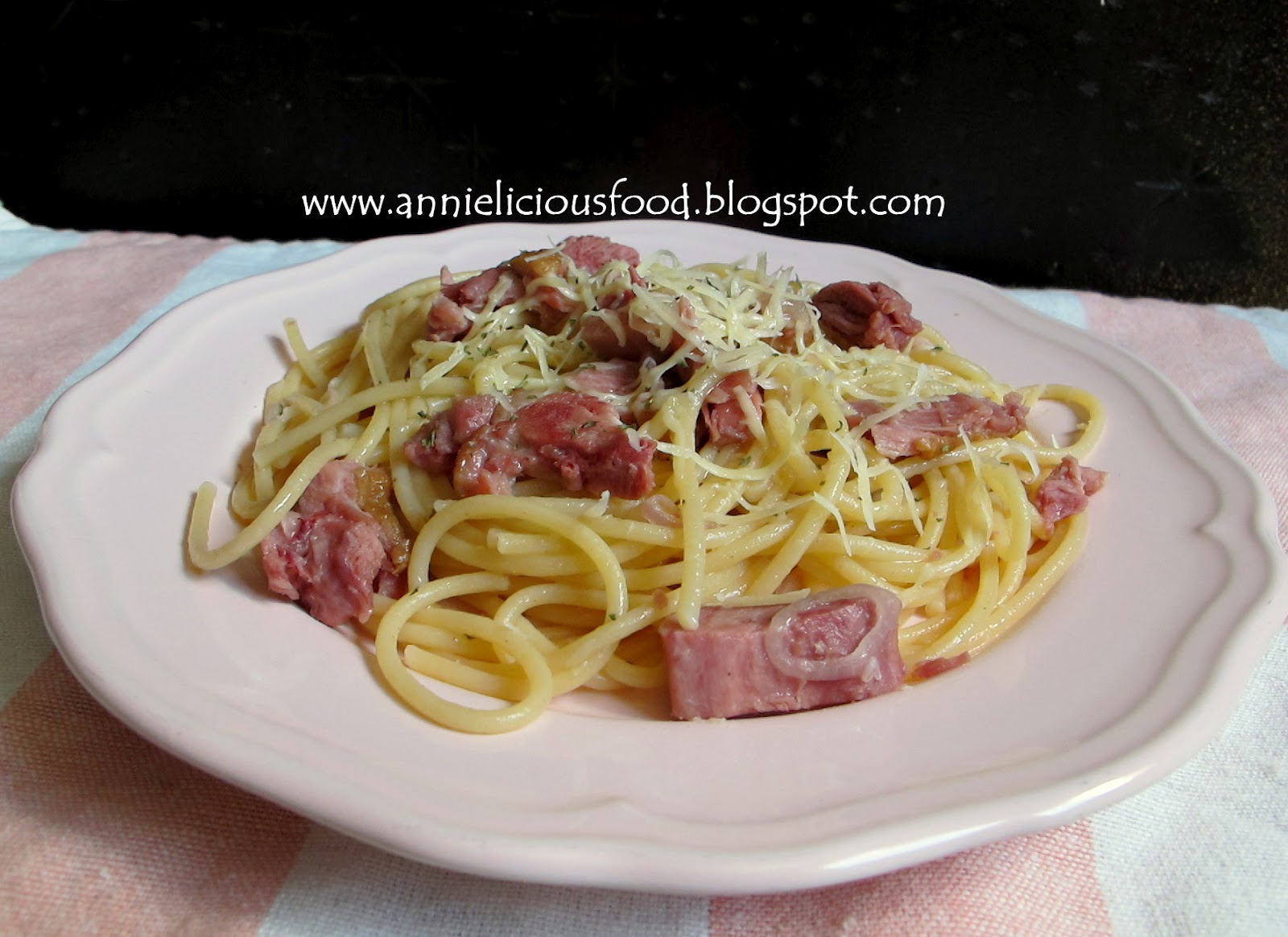 Annielicious Food: Quick Meal : Smoked Duck Spaghetti