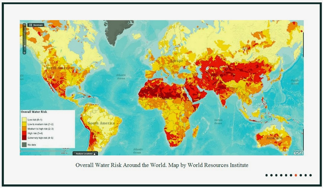Thoughts About K4D: Overall Water Risk Map