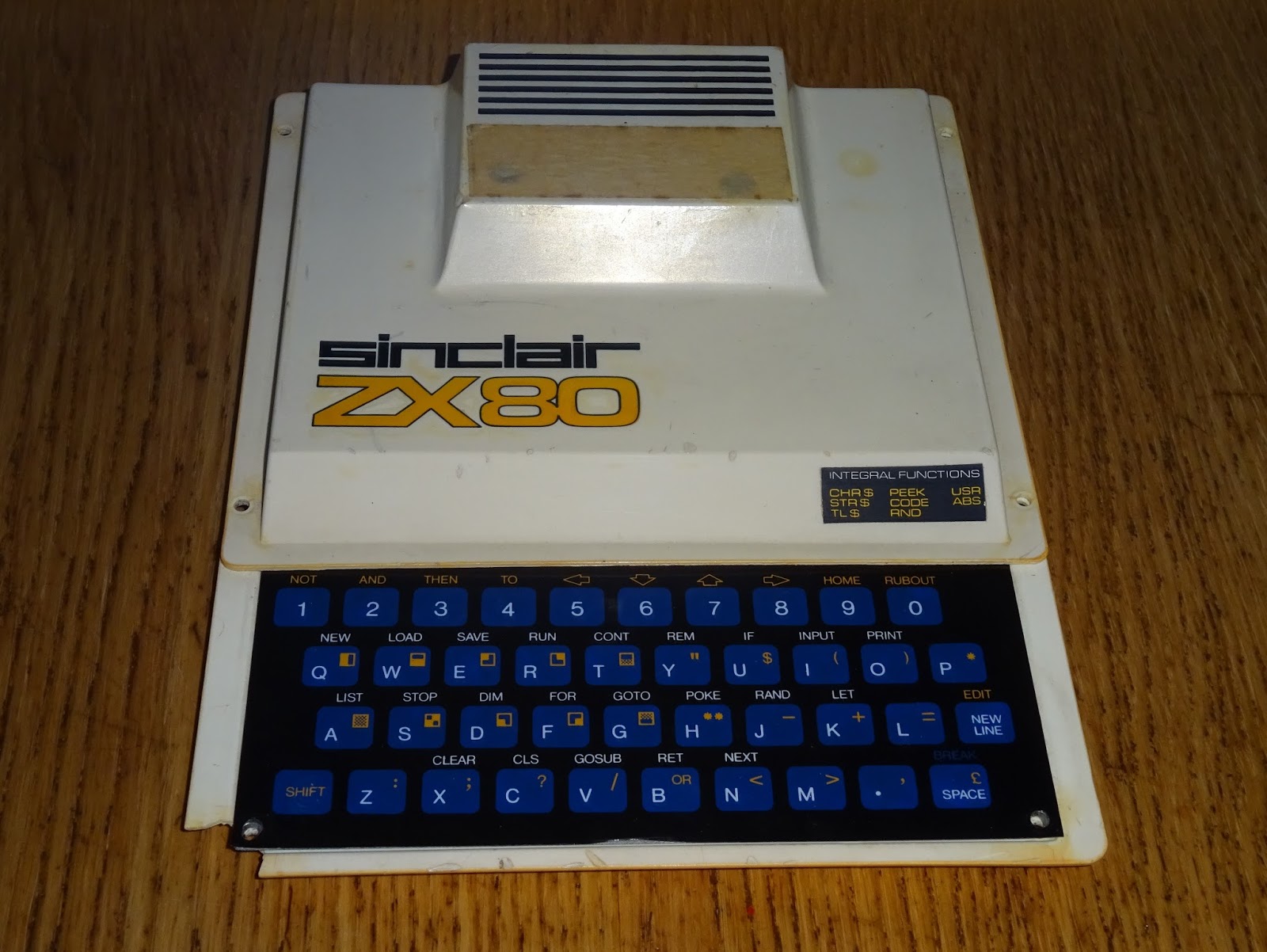 Tynemouth Software: ZX80 Keyboard Overlays