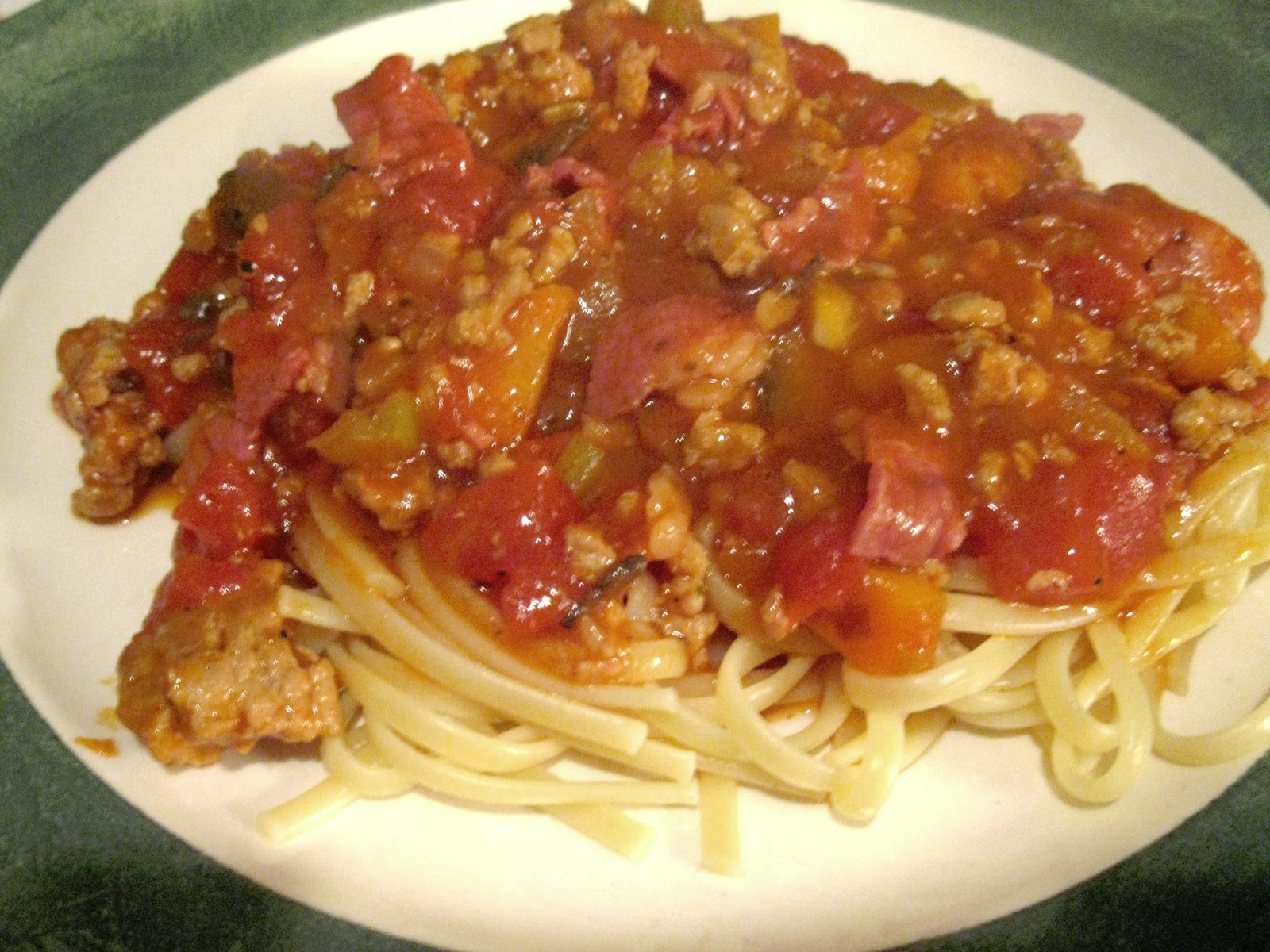 Ma cuisine...sans prétention: SAUCE POUR PÂTES AU SMOKED MEAT