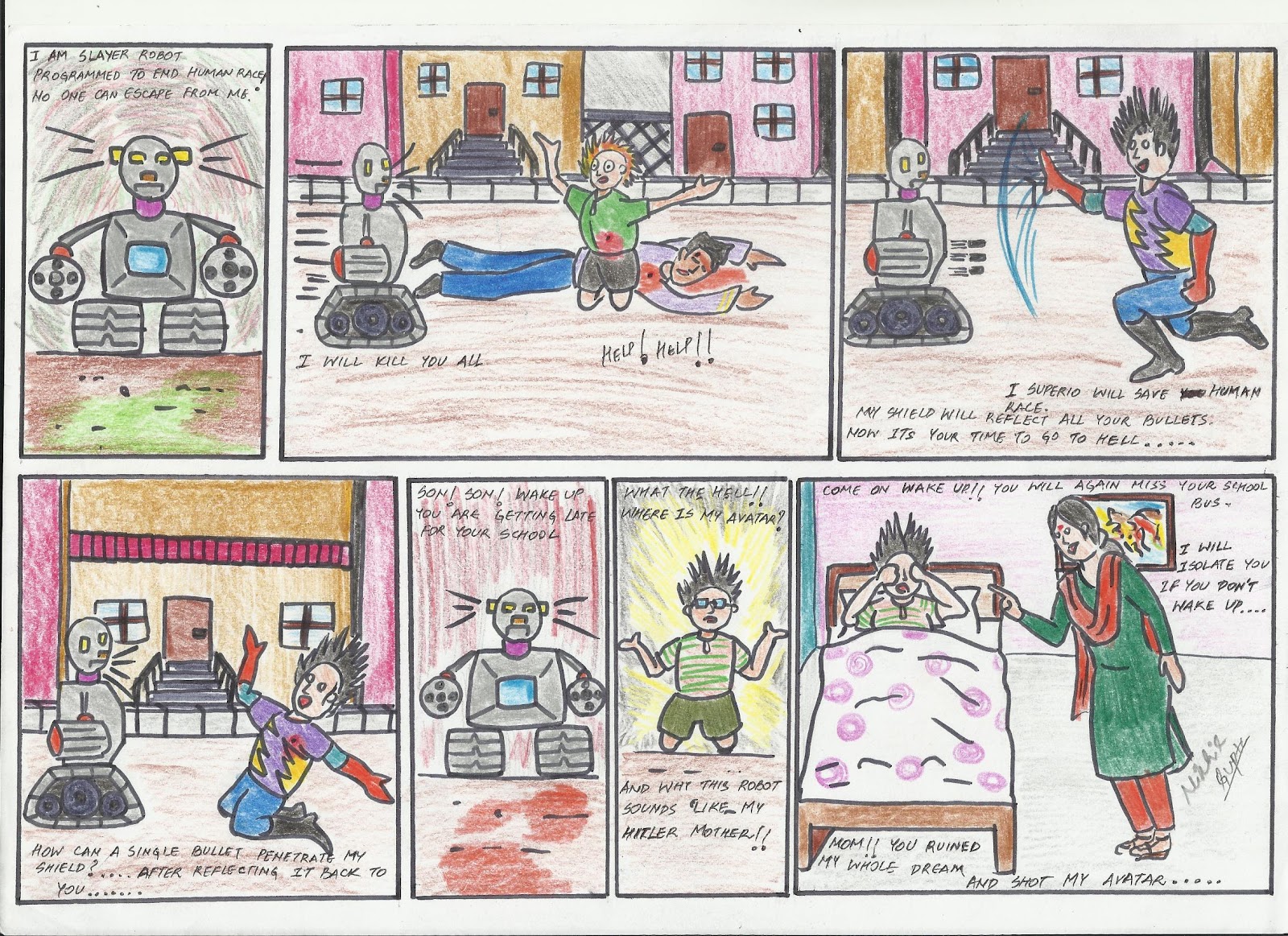 Self-made Comic Strip