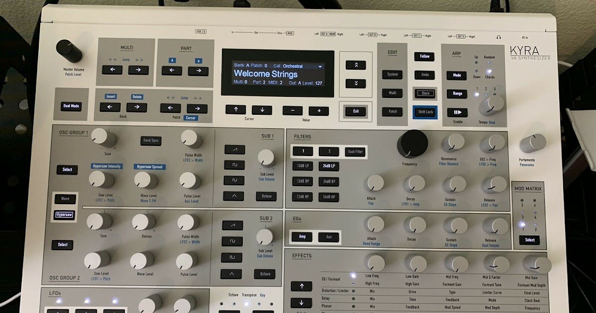 MATRIXSYNTH: Waldorf Kyra FPGA Synthesizer