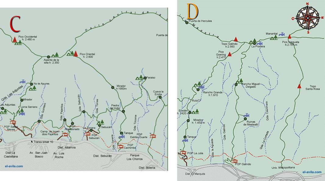Geografía y rutas de aventuras con mapas