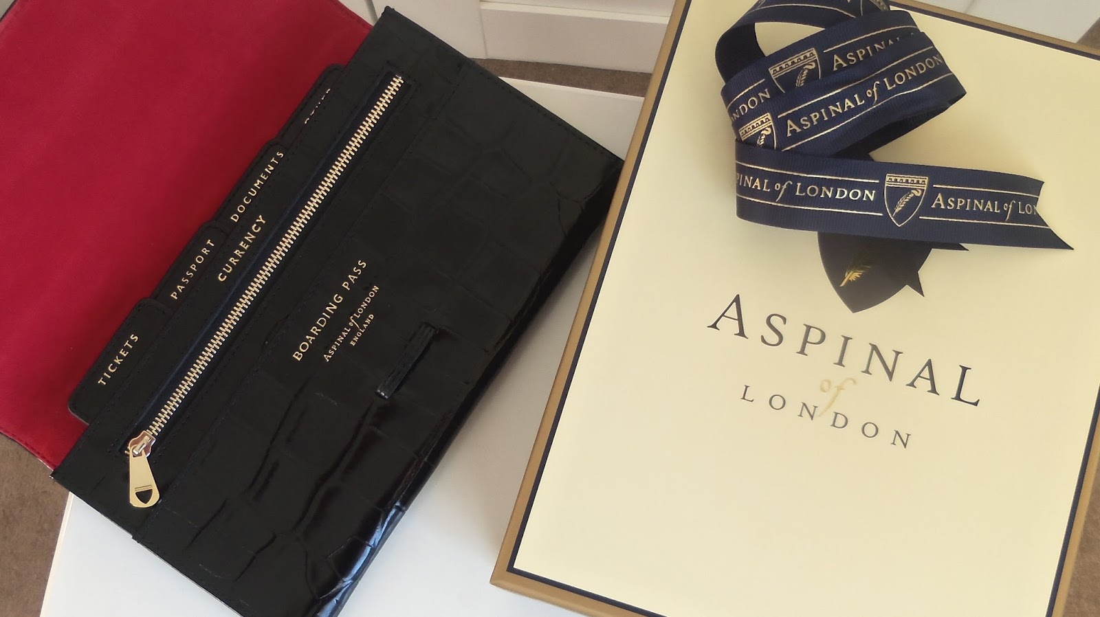 Aspinal of London Classic Travel Wallet | Buttons and Bows X