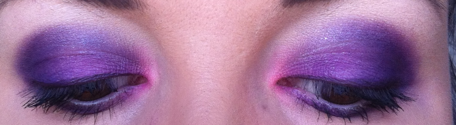 kaestis.blogspot.de: [Tutorial] Augen Make Up in Lila