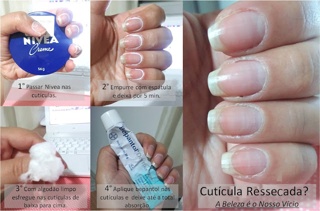 A Beleza é o Nosso Vício: Cutículas Ressecadas???
