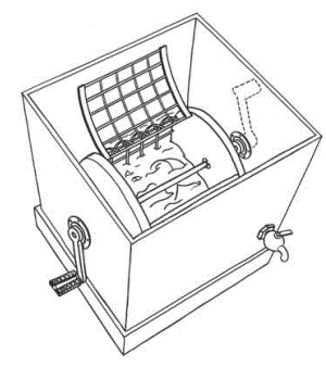 The Science Box: Pedal operated washing machine