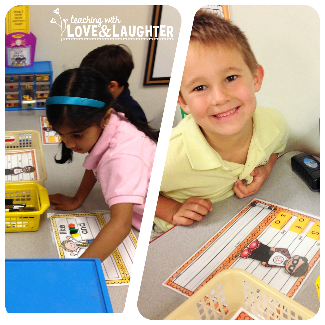 Teaching With Love and Laughter: Kindergarten Stations (Pictures and ...