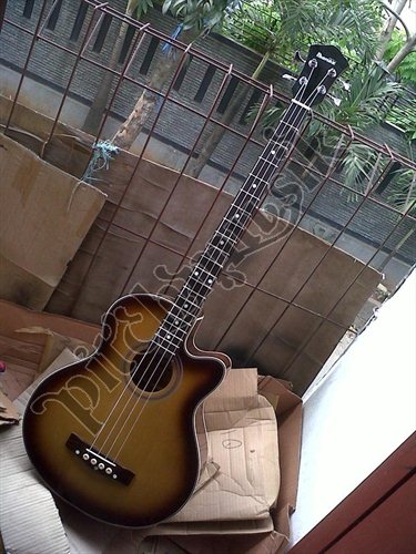 pitchgitar jual gitar jakarta dan kudus: Bass Akustik Sunburst