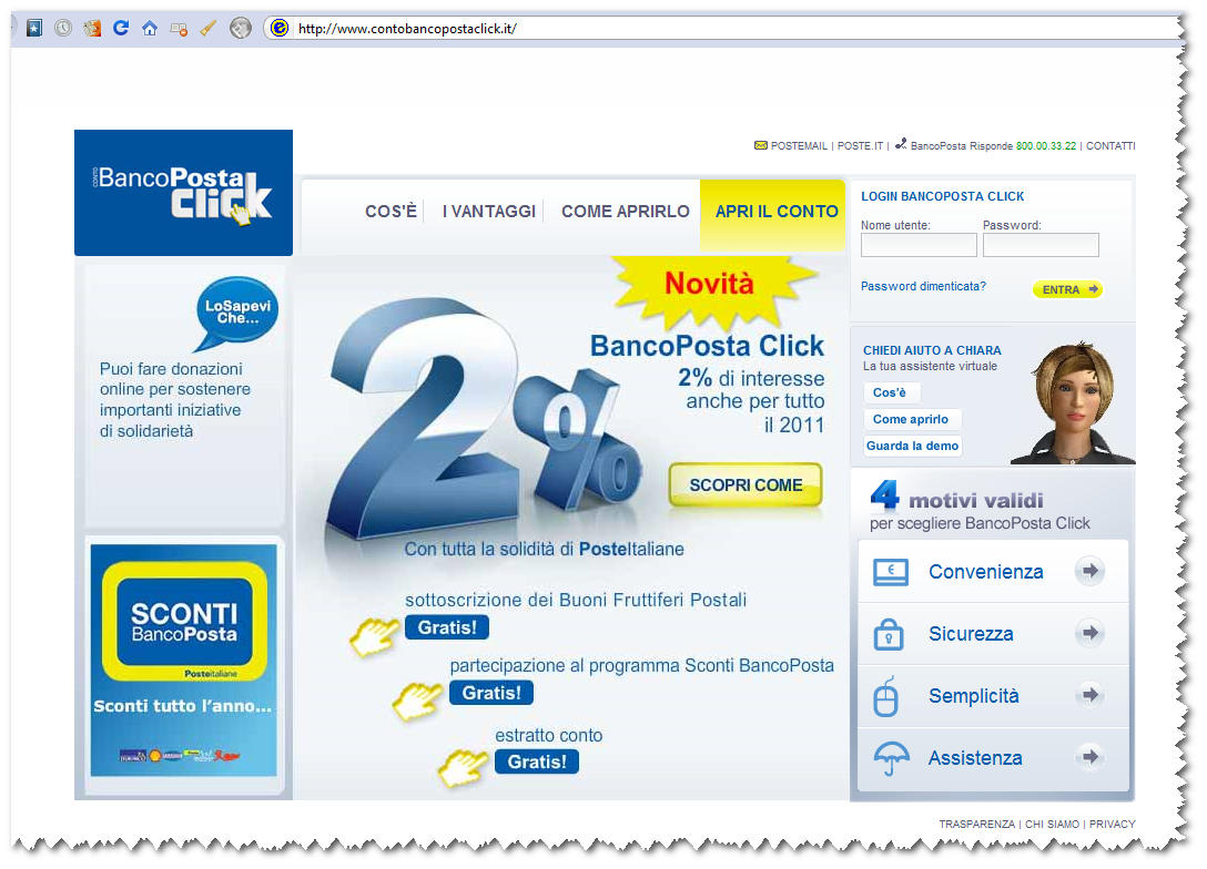 Edgar's Internet Tools: Esteso uso di alias per phishing 'BancoPosta ...