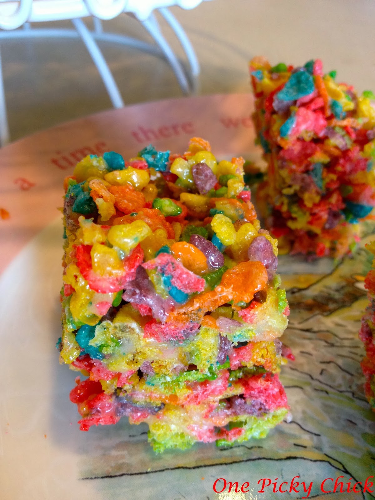 Spring "Rice Krispie" Treats | One Picky Chick