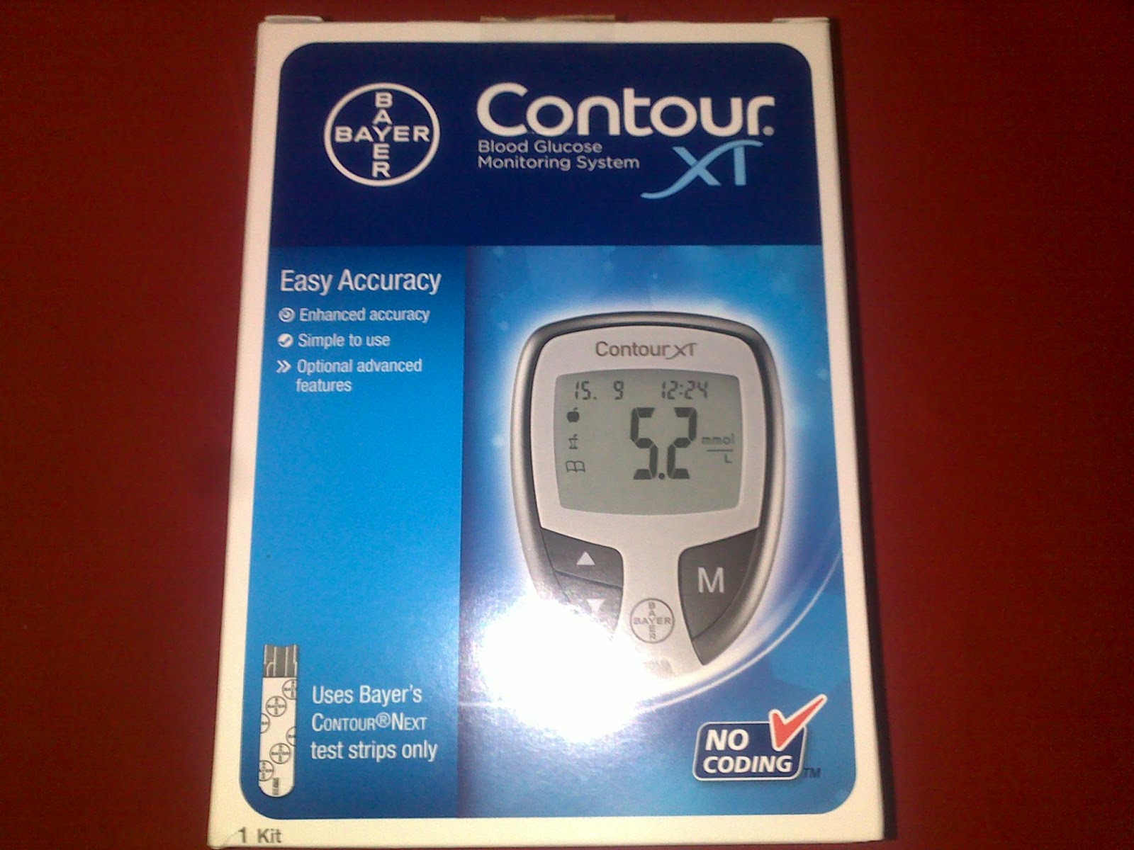 Sophia's Product Reviews: Bayer Contour XT Glucose Blood Testing Machine