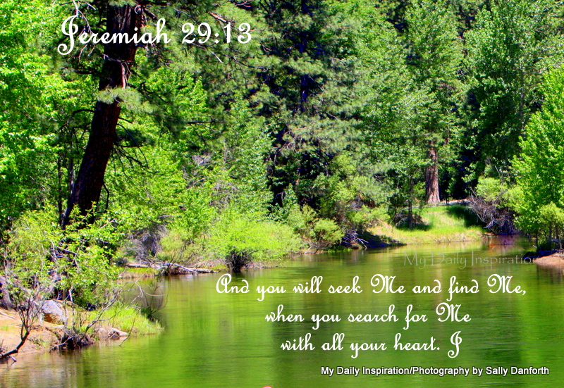 And you will seek Me and find Me